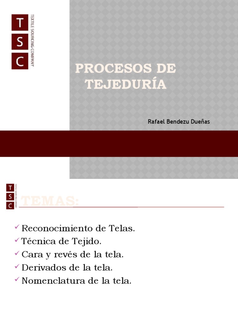 Procesos de Tejeduria | PDF | Textiles | Costura