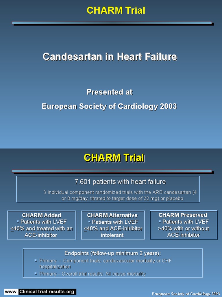 Candesartan in Heart Failure Candesartan in Heart Failure | PDF | Heart ...