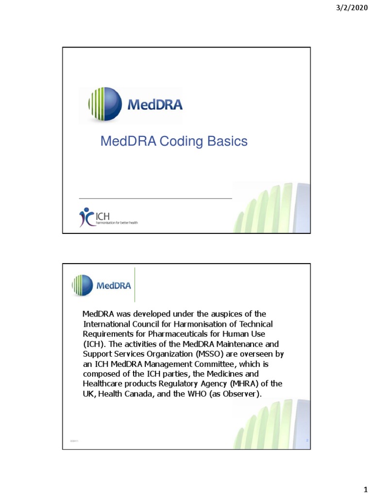 Meddra Coding Basics Webinar | PDF | Diseases And Disorders | Health Care