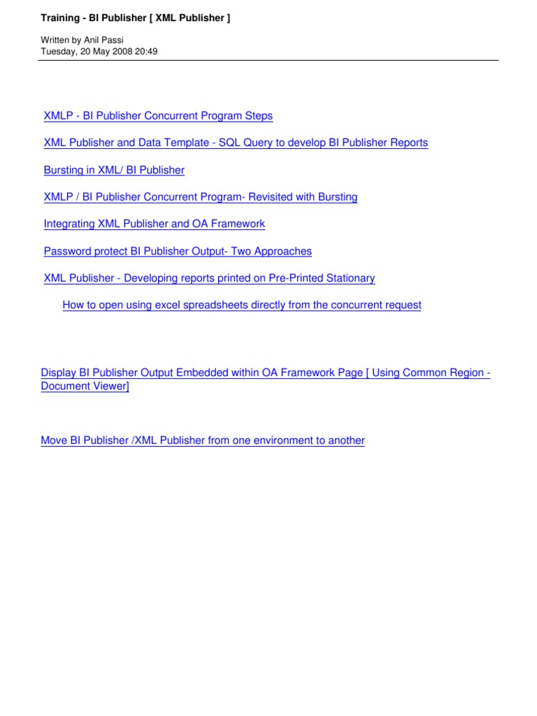 Guide to Generating and Customizing Reports with Oracle's BI Publisher ...
