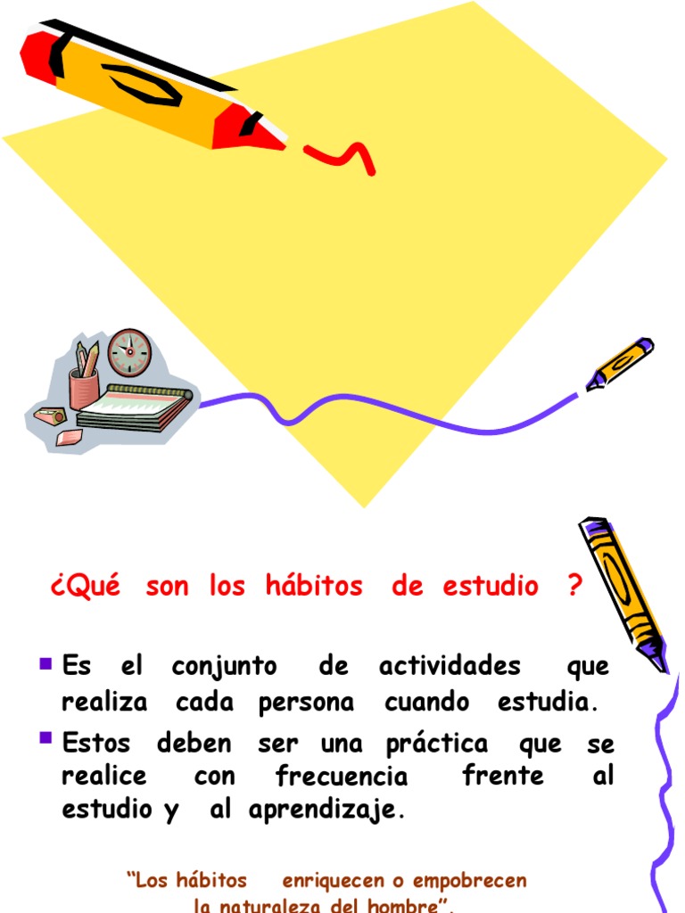 Diapositivas Hábitos de Estudio | Descargar gratis PDF | Aprendizaje ...