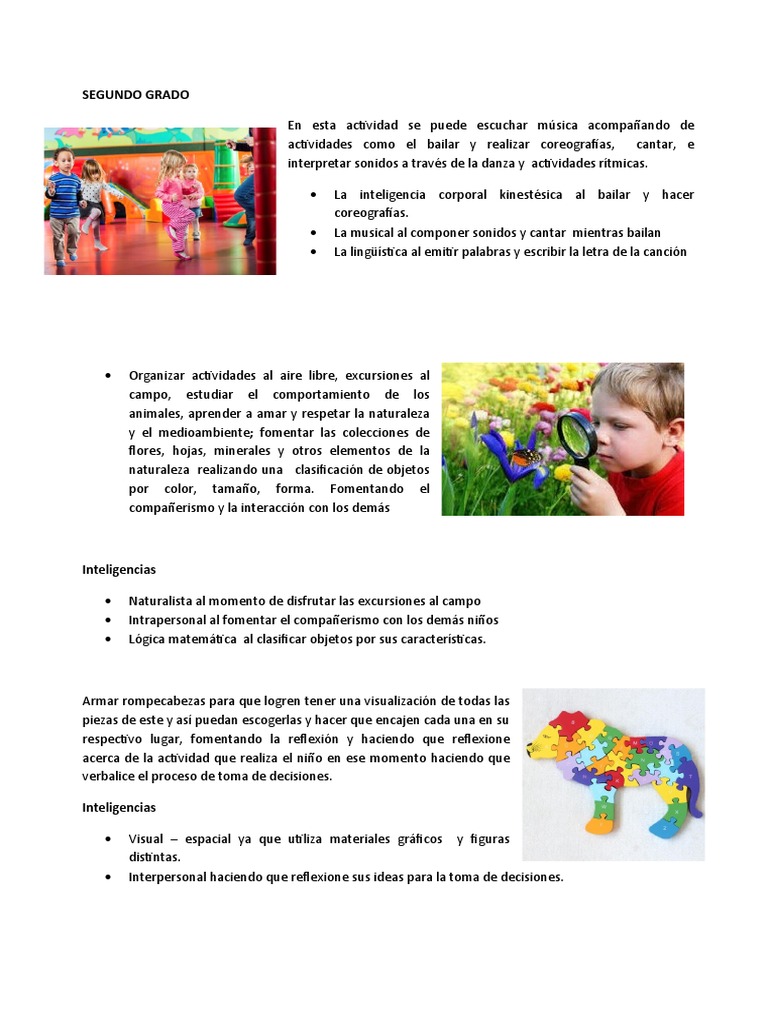 Actividades Creativas para Niños en Educación | PDF | Bailes | Ritmo