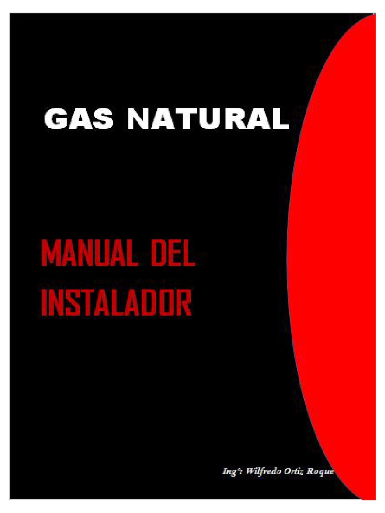 Manual Del Instalador de Gas Natural - 03-11-2019 | PDF | División ...