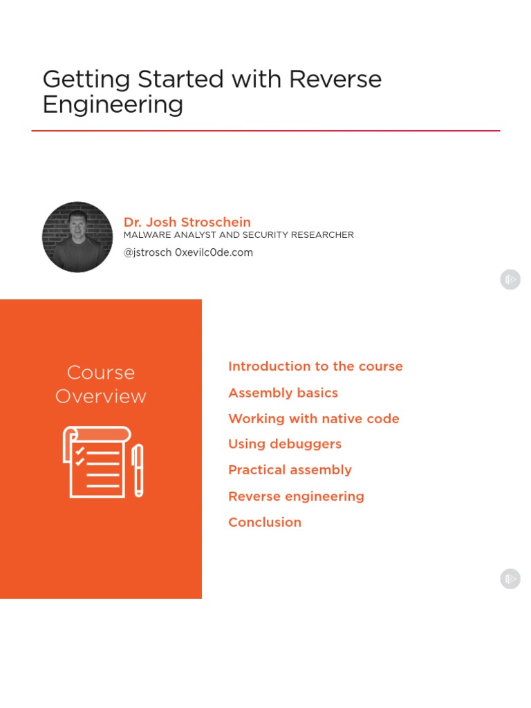 Getting Started With Reverse Engineering: Dr. Josh Stroschein | PDF | Source Code | Assembly ...