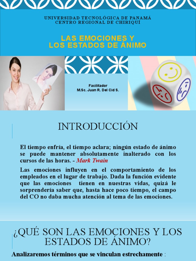 4 Las Emociones y Los Estados de Ánimo | PDF | Estado de ánimo ...