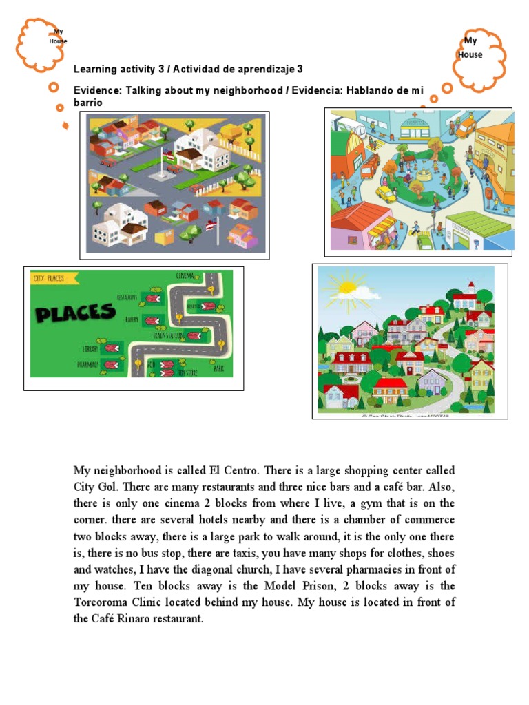 My-Neighborhood Seman 3 INGLES | PDF