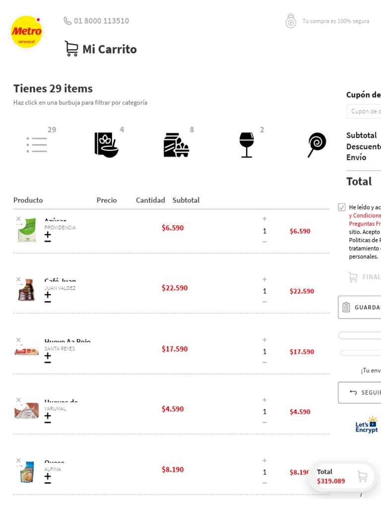 Supermercados y Tiendas Metro Colombia PDF | PDF | Cocina | Comida y bebida