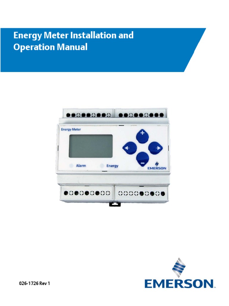 Energy Meter Installation and Operation Manual | PDF | Fuse (Electrical ...