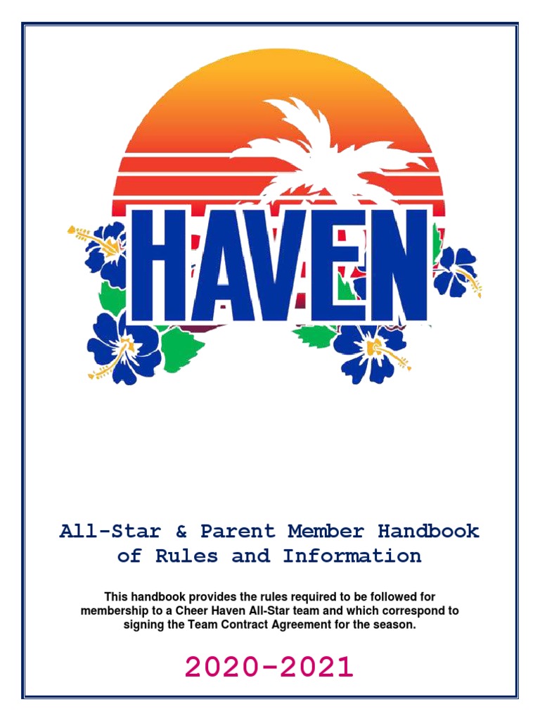 Cheer Haven AllStar Handbook 2020 2021 | PDF | Cheerleading | Concussion