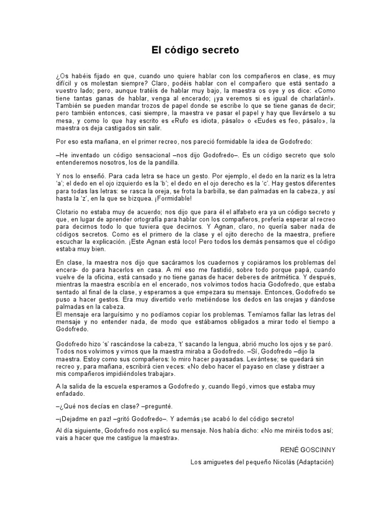 Recuperación Comprensión Lectora 1 ESO Junio 2020 PDF | PDF | Palabra | Lingüística