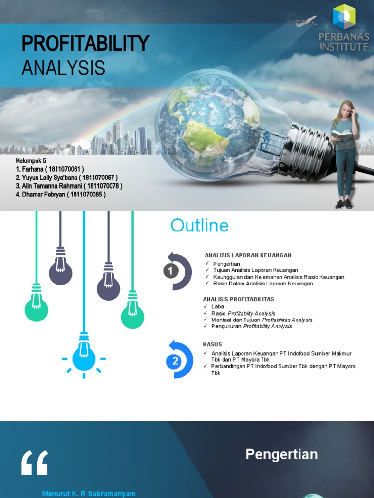 Kelompok 5 PPT Profitabilitas Analisis (Final) Revisi | PDF