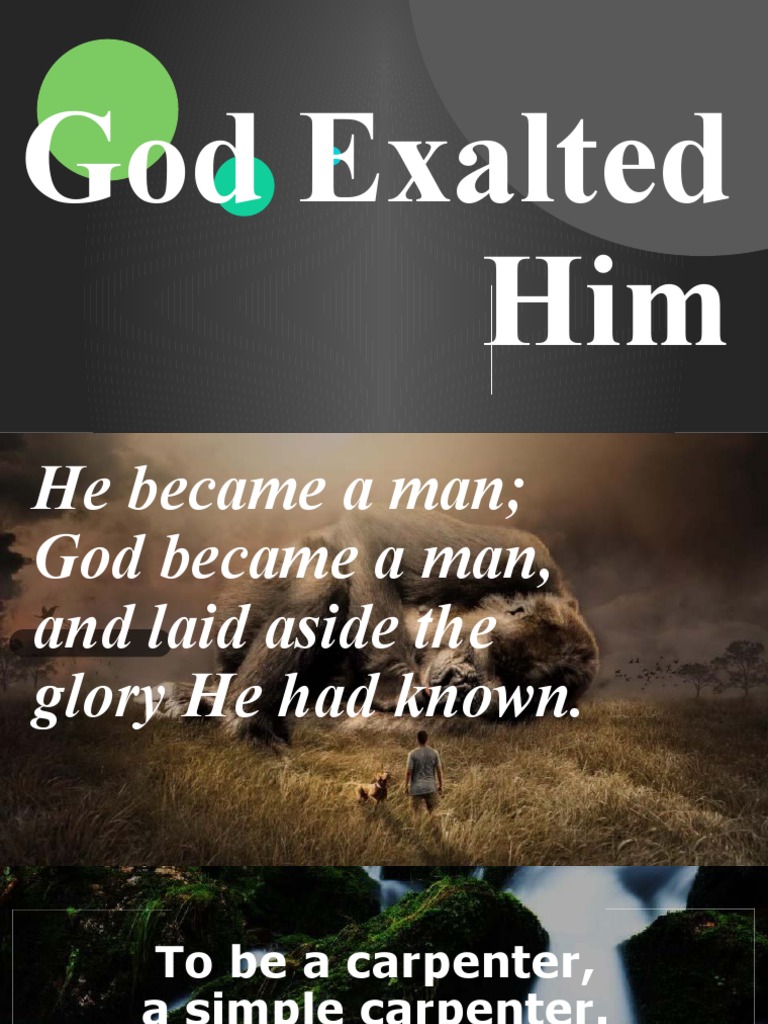 God Exalted Him | PDF