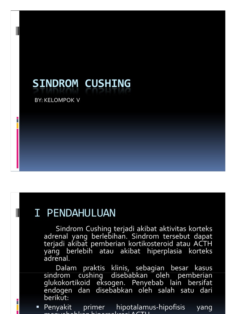 Patologi Anatomi Slide Sindrom Cushing | PDF