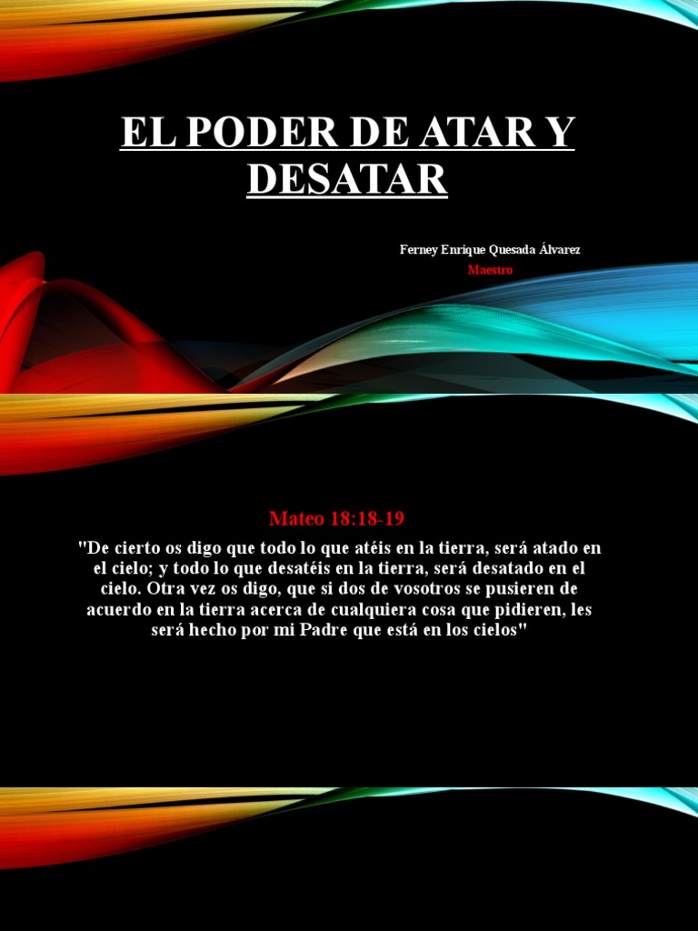 El Poder de Atar y Desatar | PDF