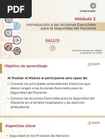 Guia para La Implementacion de Aesp Imss Bienestar | PDF | Seguridad del paciente | Cuidado de ...