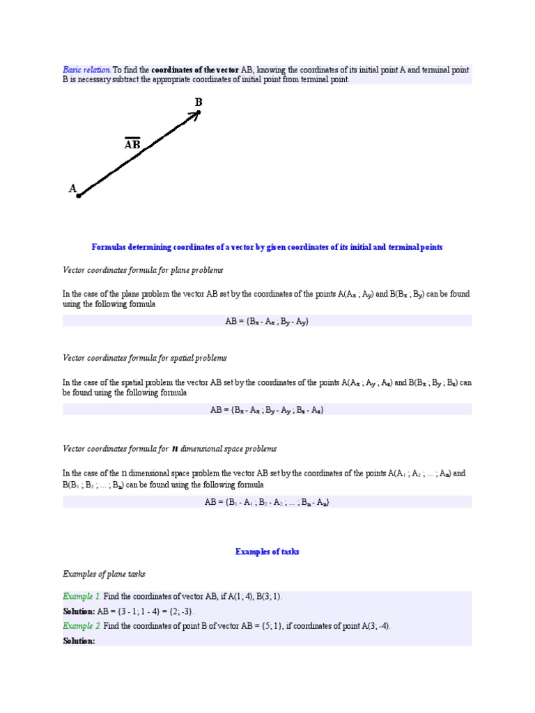 Basic Relation Pdf Euclidean Vector Matrix Mathematics 3774