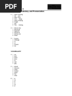 EF4e Elem Filetest 09a Answer Key | PDF | English Language | Linguistics
