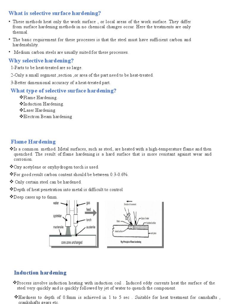 2 - Selective Surface Hardening | PDF | Heat Treating | Chemical Substances