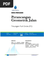 Tikungan SCS, FC, SS Dan Cek STA PDF | PDF