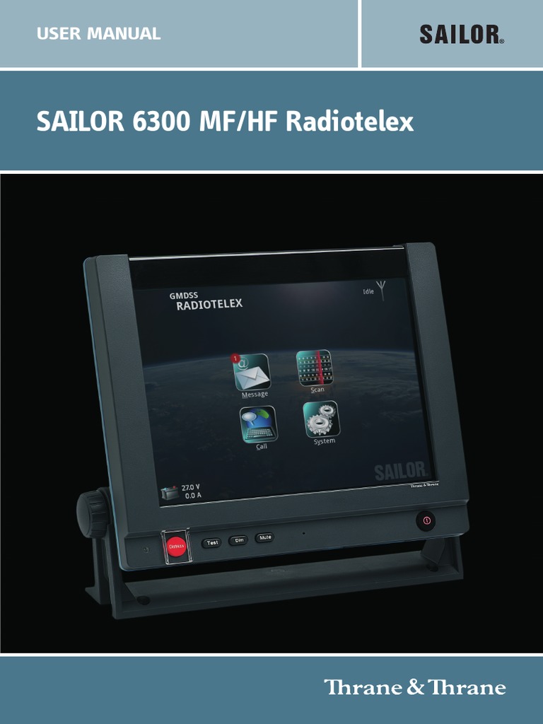 07 Radiotelex Sailor 6300-User Manual | PDF | Telecommunications ...