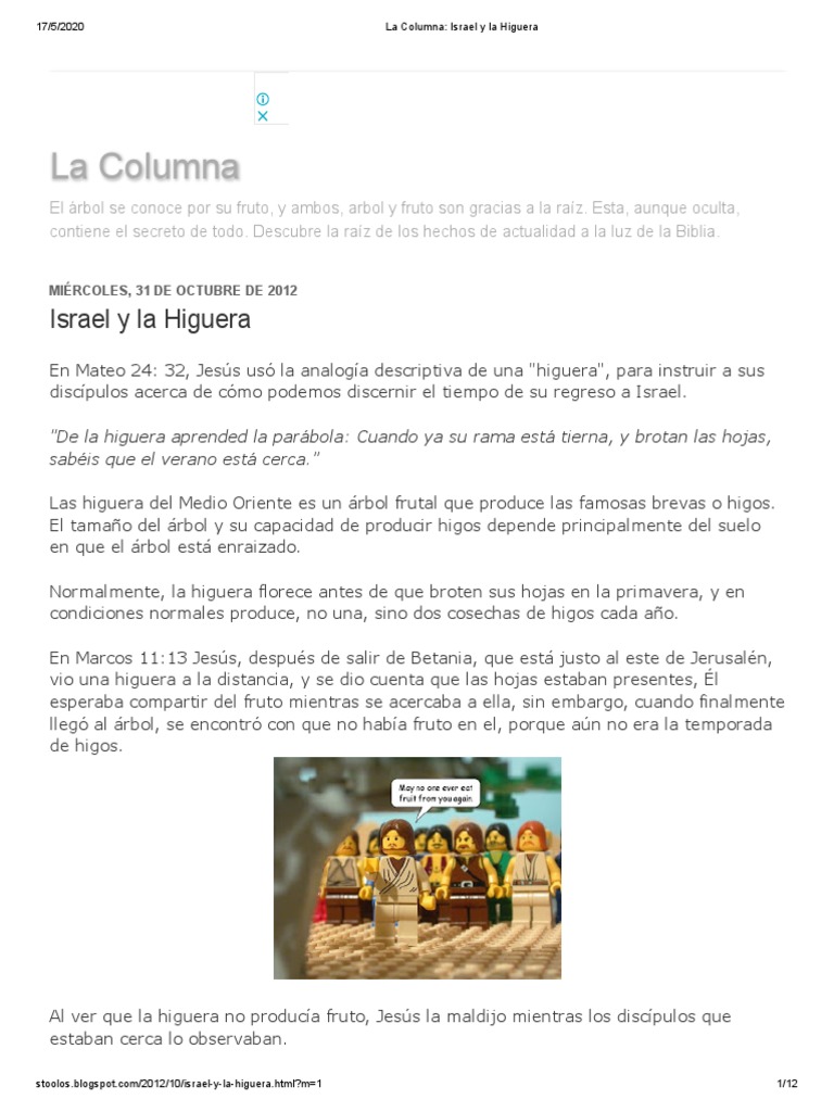 Israel y La Higuera | PDF | Higo Común | Mesías