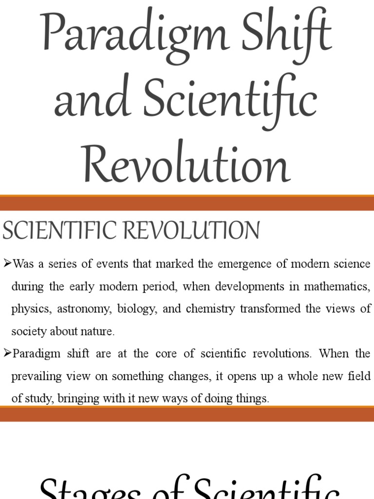 Paradigm Shift | PDF