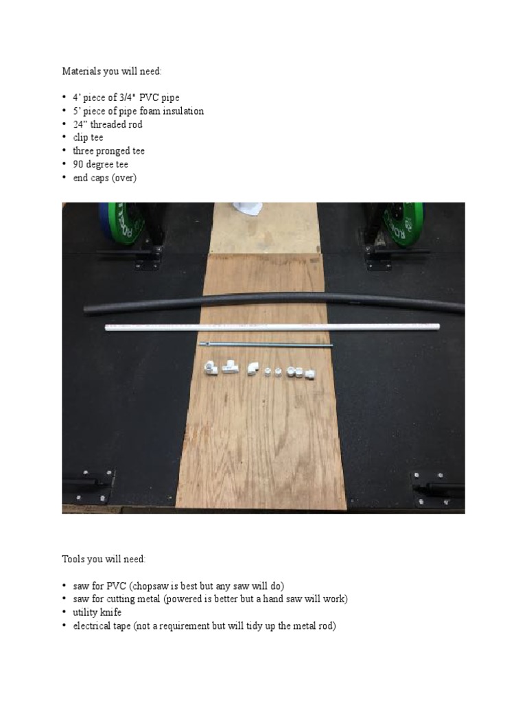 Instructions To Build An Inside Approach Golf Training Aid | PDF