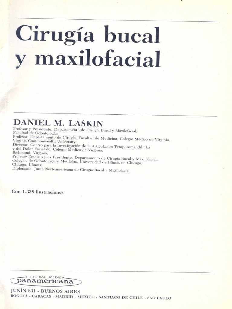 Laskin Cirugía Bucal Y Maxilo-Facial | PDF