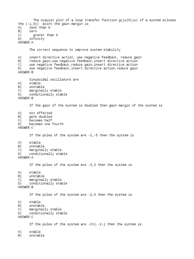 Rouths Criteria Pdf Control Theory Algorithms 
