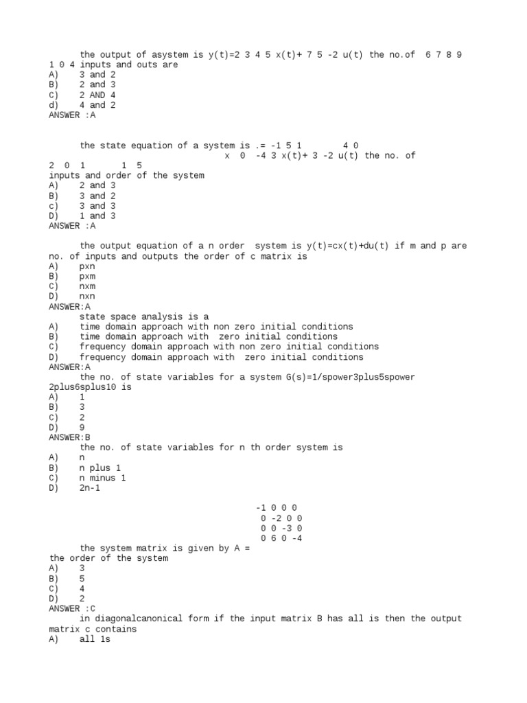 State Space Vector | PDF | Algebra | Linear Algebra