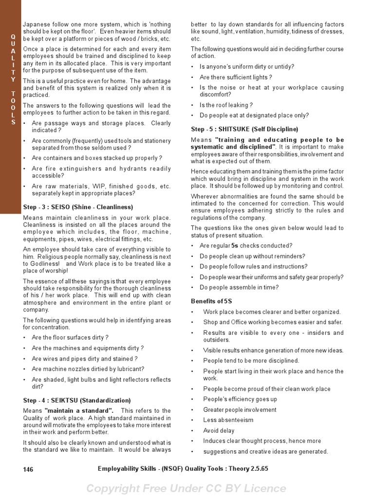 Step - 5: SHITSUKE (Self Discipline) Systematic and Disciplined". It Is ...