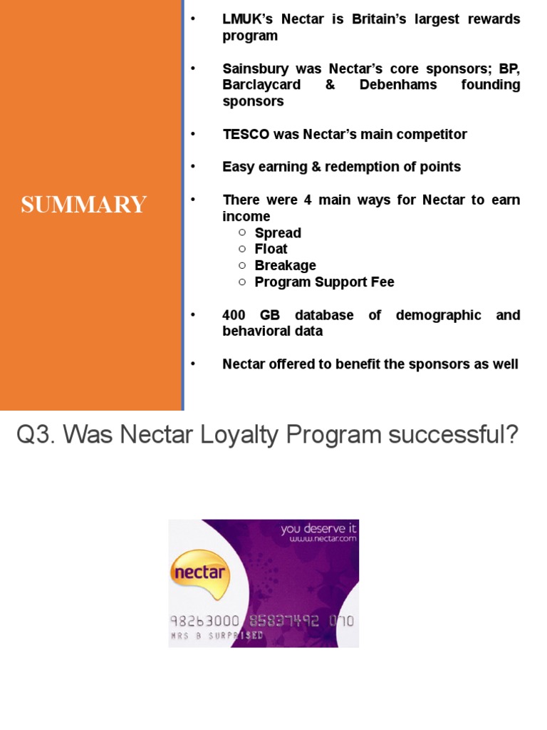 Nectar Group | PDF | Loyalty Program | Tesco