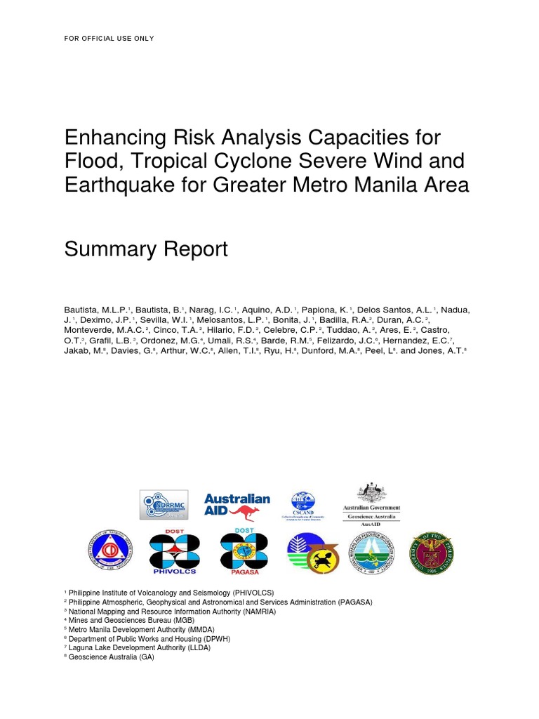 Risk Analysis Project - Summary Report | PDF | Flood | Lidar
