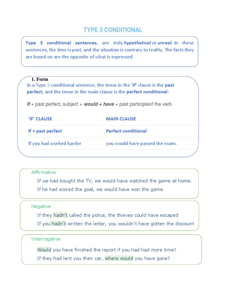 Doc Presentation Type 3 Conditional | PDF | Morphology | Semiotics