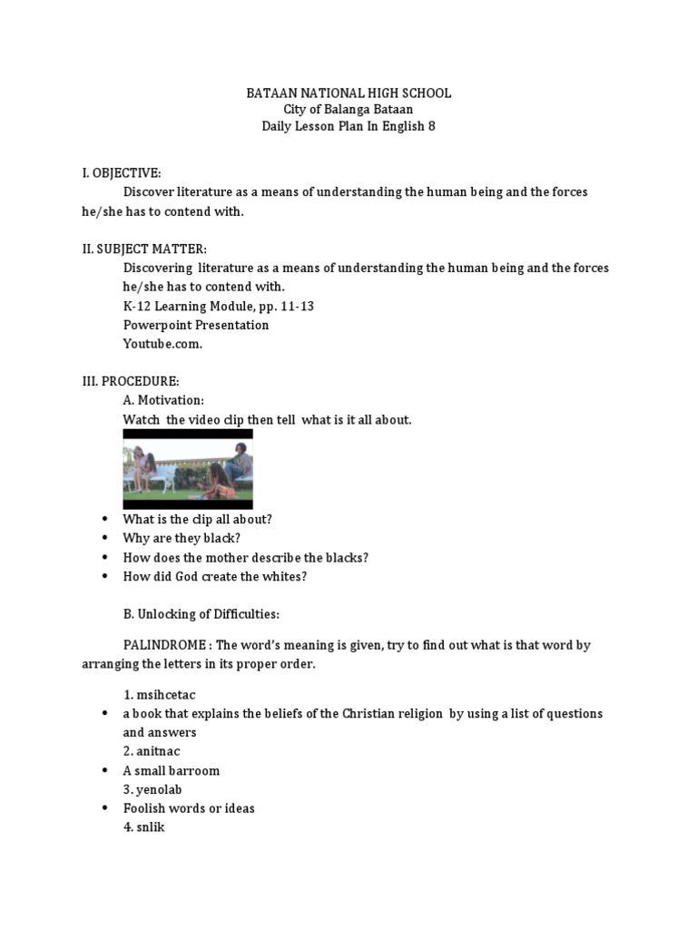 Understanding Literature in English 8 | PDF | Cognition