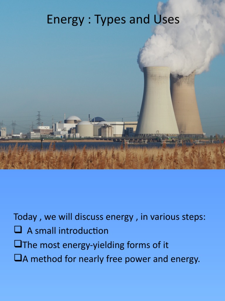 Types of Nuclear Energy Explained | PDF | Nuclear Power | Nuclear Fission