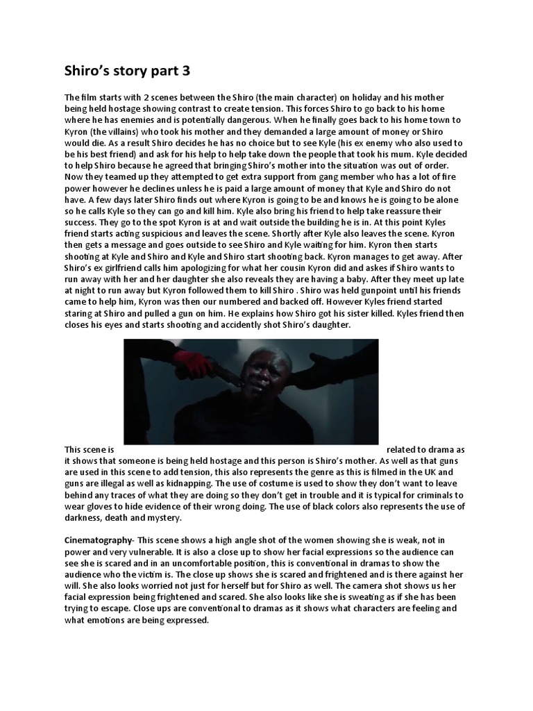 Shiro's Story Part 3: Cinematography-This Scene Shows A High Angle Shot ...