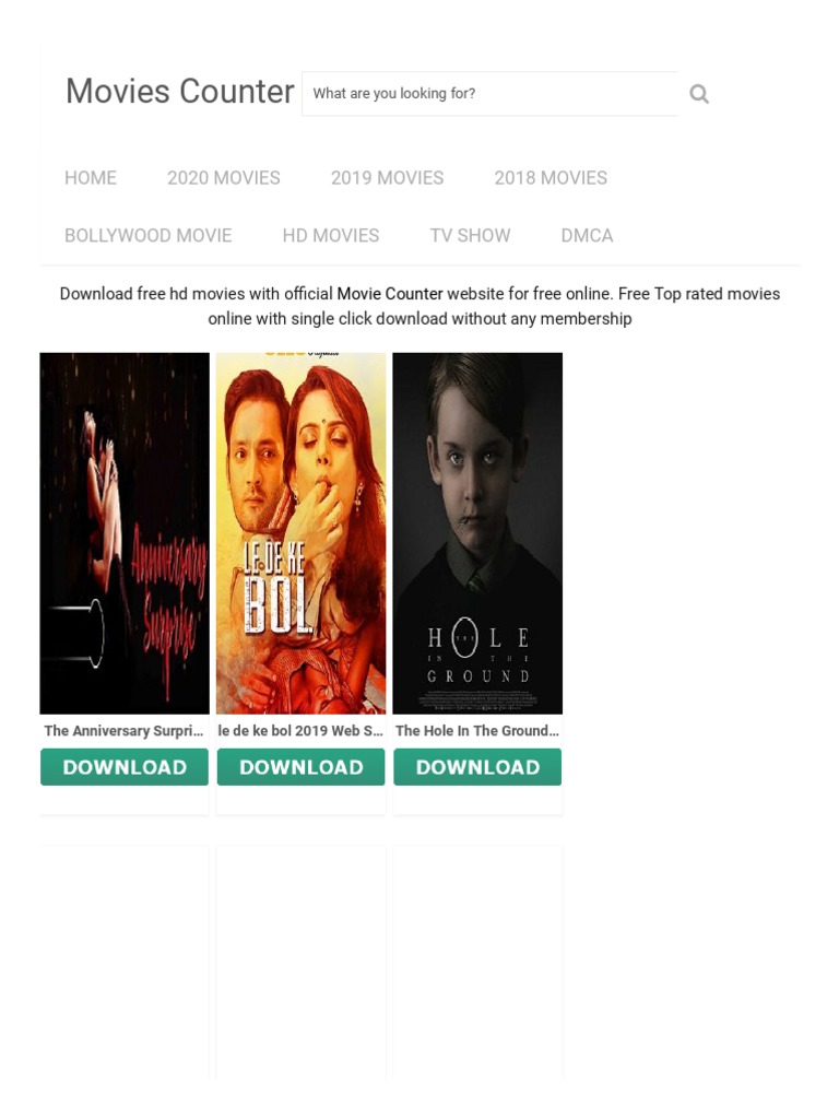 Movies Counter: Home 2020 MOVIES 2019 MOVIES 2018 MOVIES Bollywood ...