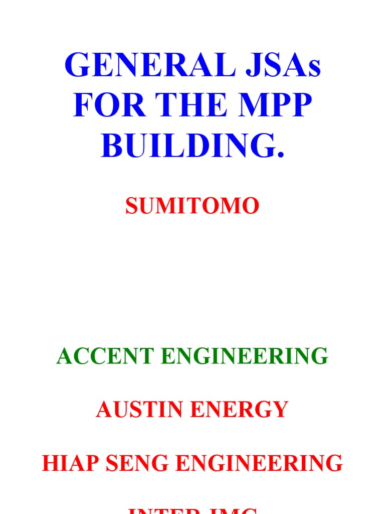 Permit and JSA Signs | PDF | Technology & Engineering