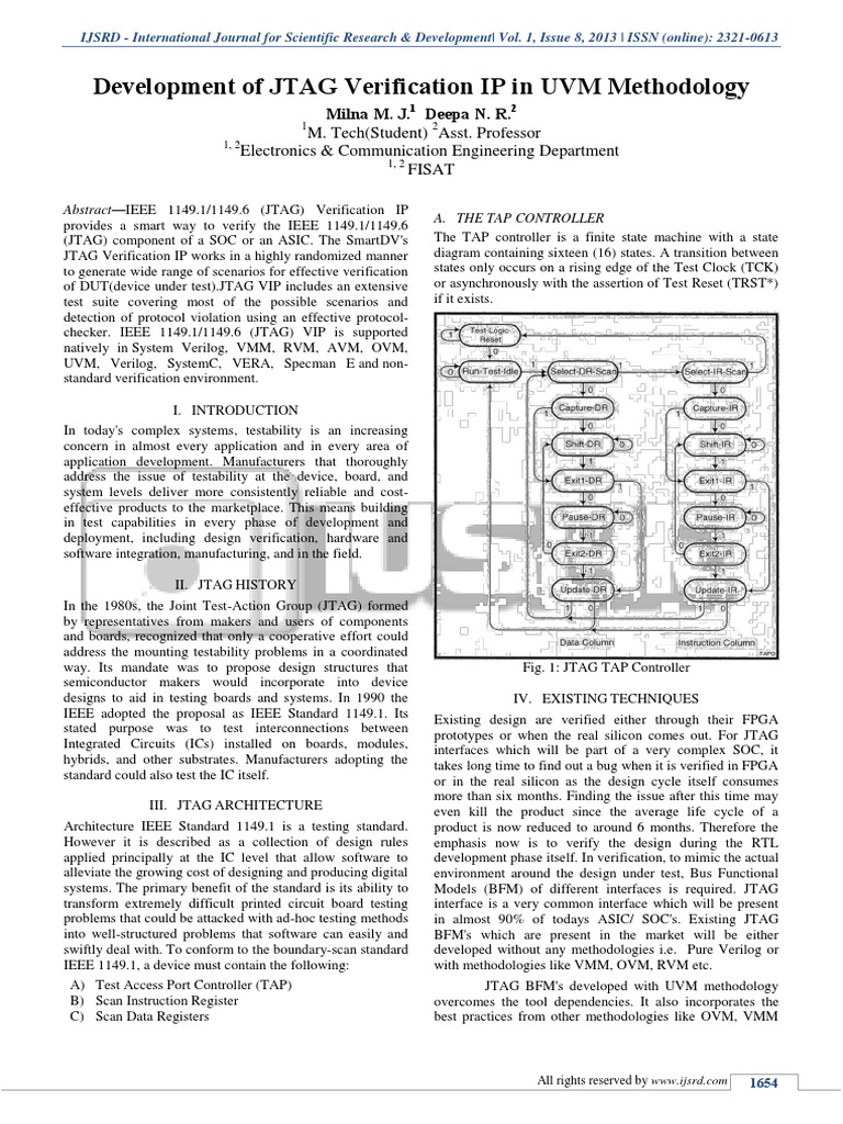 JTAG VIP Development Using UVM | PDF | System On A Chip | Integrated ...
