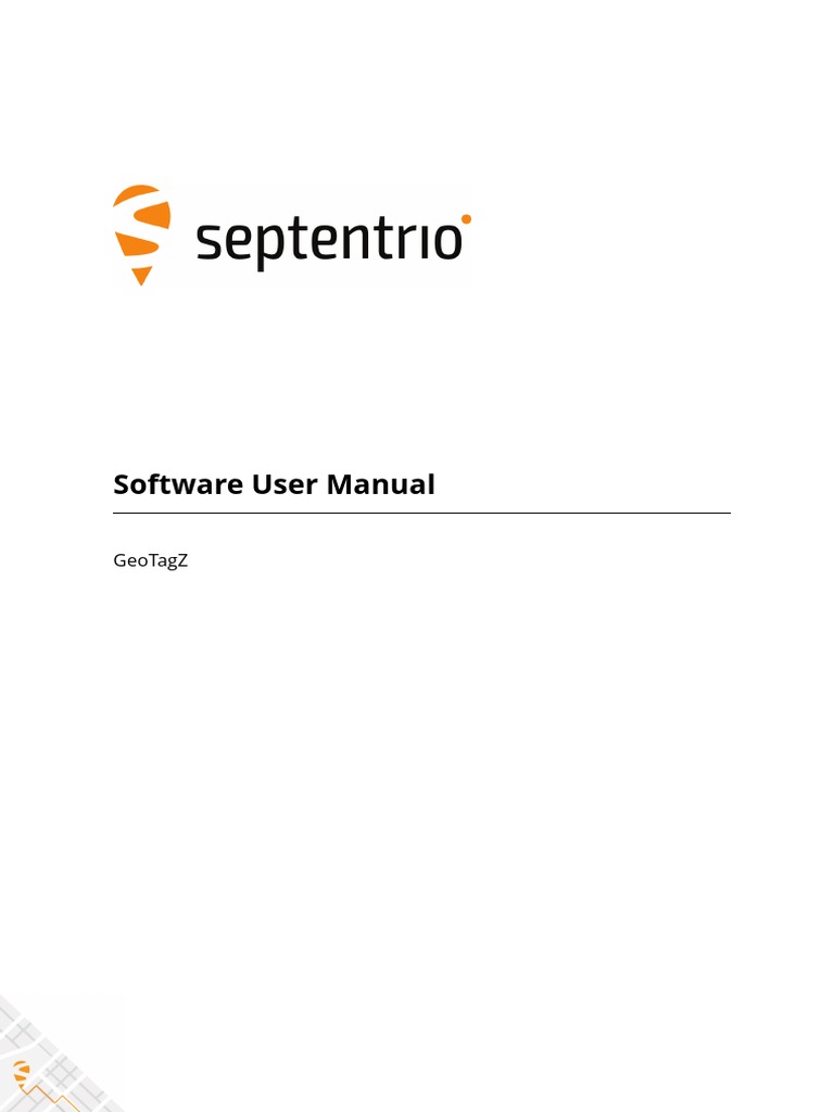 Software User Manual: Geotagz | PDF | Unmanned Aerial Vehicle | Comma Separated Values