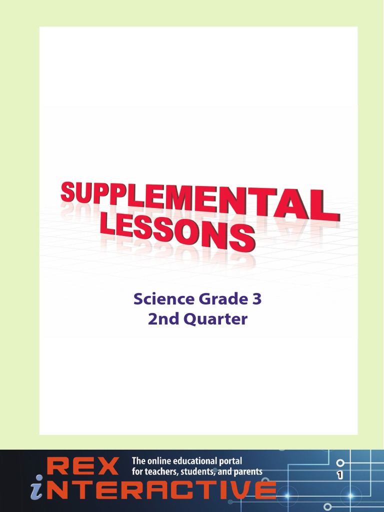 Science Grade 3 2nd Quarter | PDF | Plants | Root