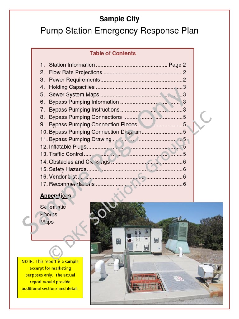 Pump Station Emergency Response Guide | PDF | Pumping Station | Pump