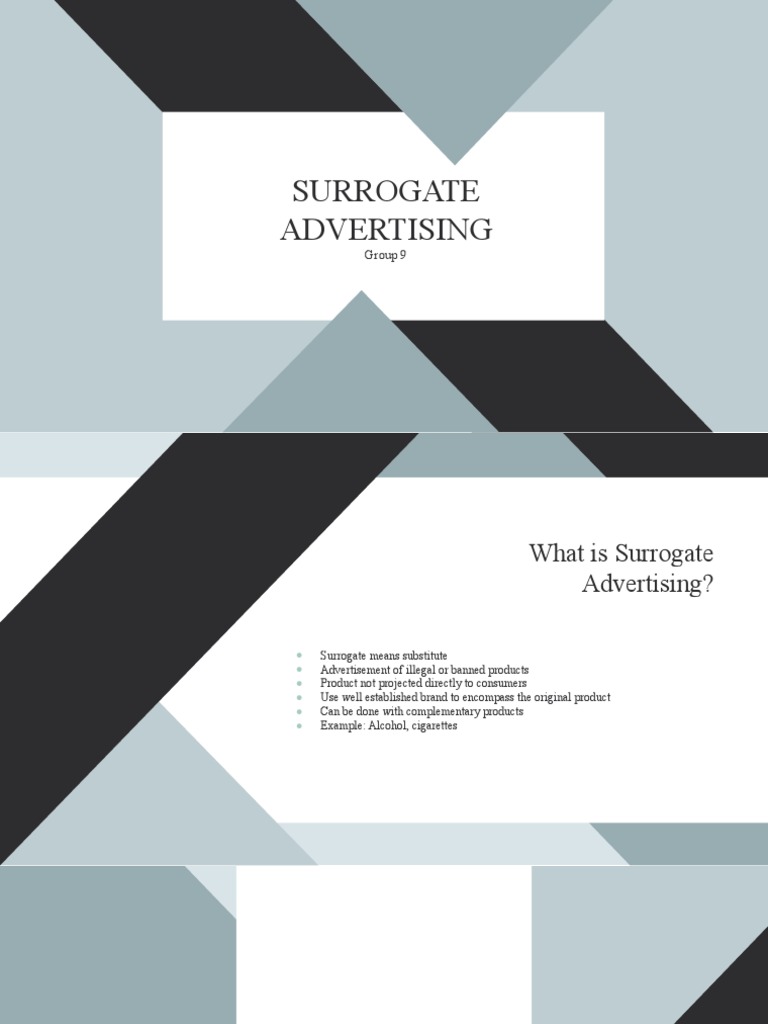 Surrogate Advertising | PDF