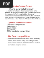 Market - Structures Notes With Graphs | PDF | Monopoly | Oligopoly