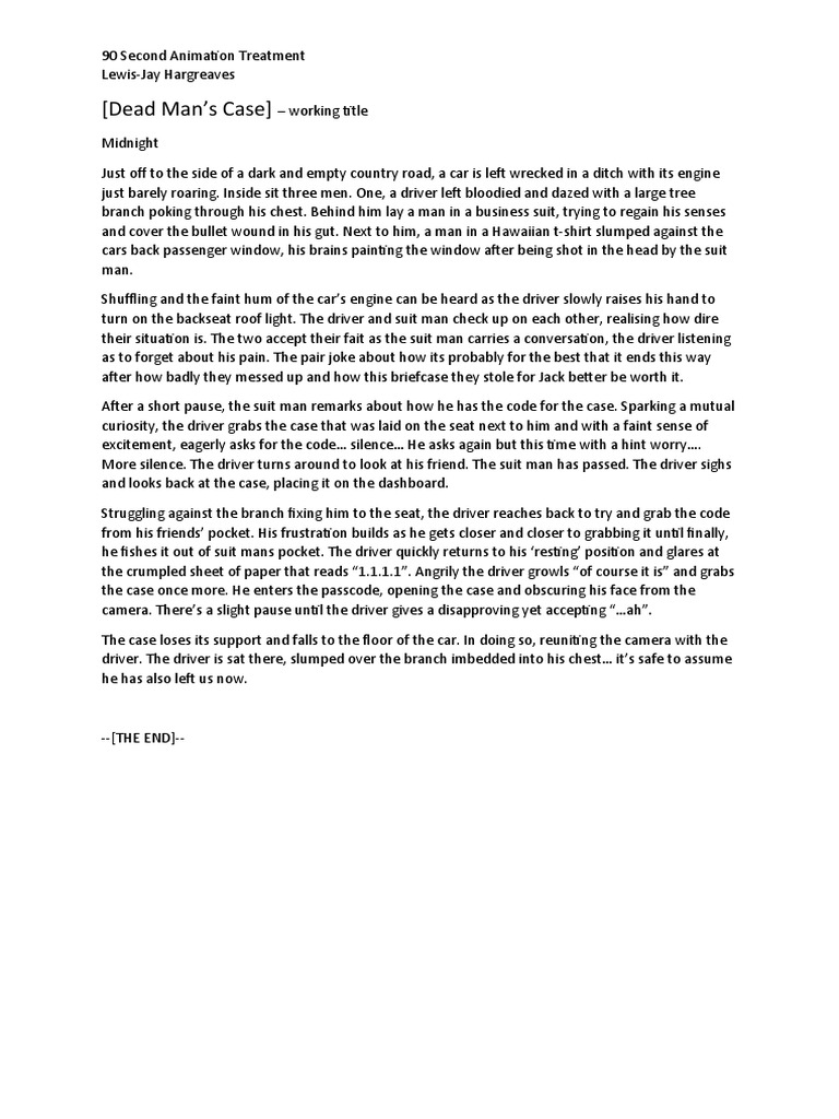 Story Treatment | PDF