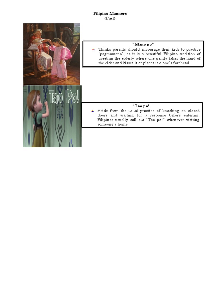 Filipino Manners | PDF