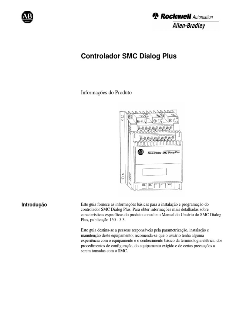 150-5 - 4 Controlador SMC Dialog Plus | PDF | Interface de usuário ...