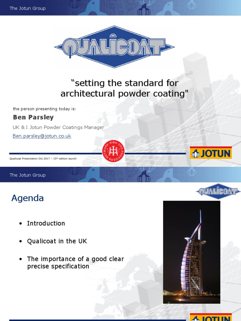 "Setting The Standard For Architectural Powder Coating": Ben Parsley ...