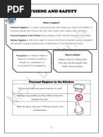 Kitchen Hygiene Rules Activity Pack | PDF | Hygiene | Hazards